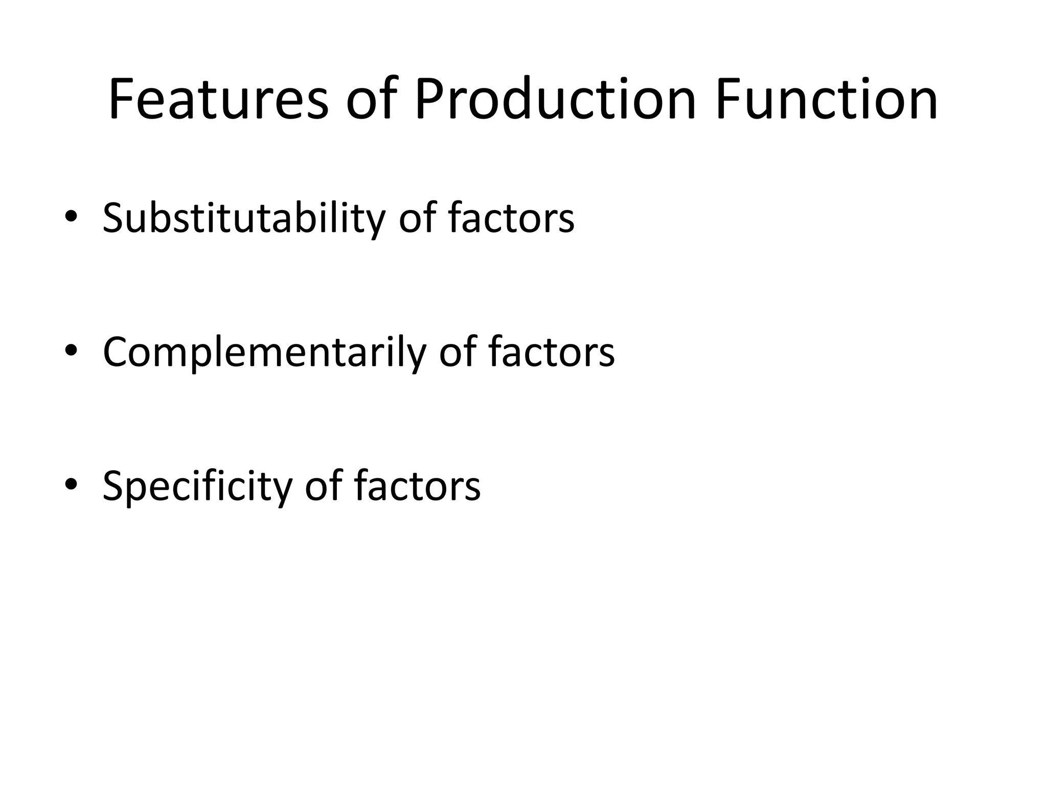 Theory of Production | PPTX