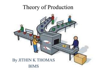Theory of Production | PPTX