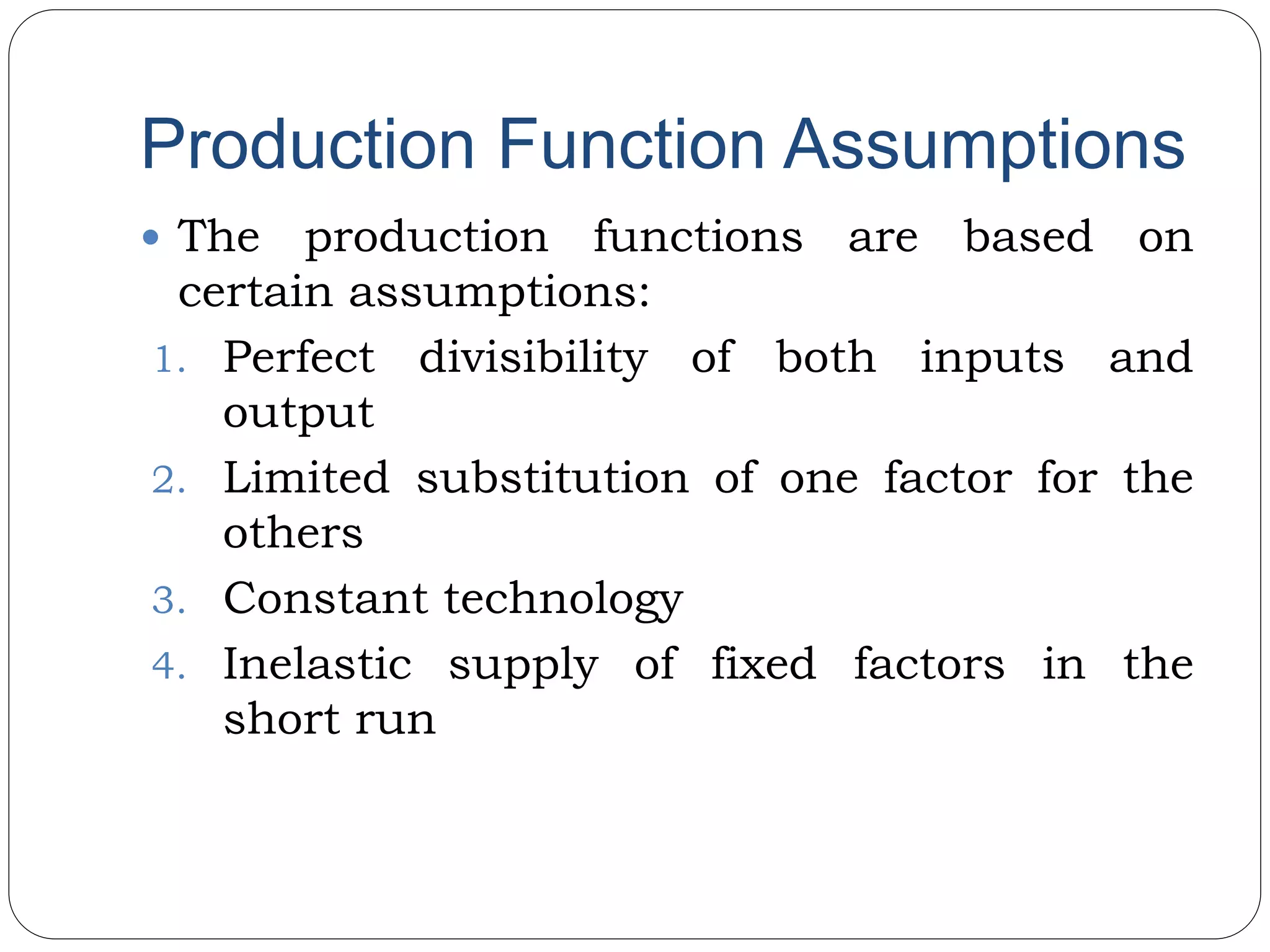 Theoryofproduction | PPTX