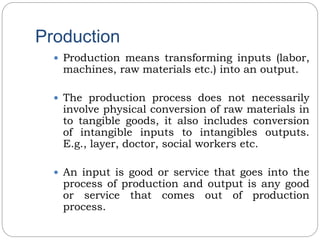 Theoryofproduction | PPTX