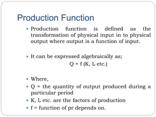 Theoryofproduction | PPTX
