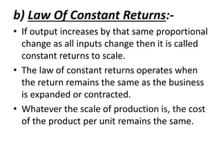 Theory of production | PPTX