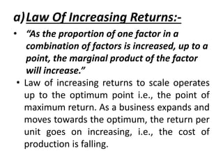 Theory of production | PPTX