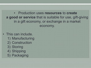 Theory of Production | PPTX