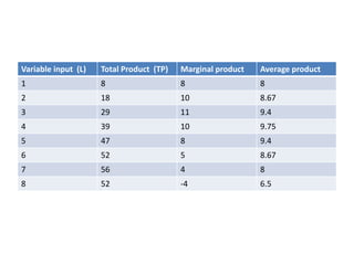 Theory of production Production Function | PPTX