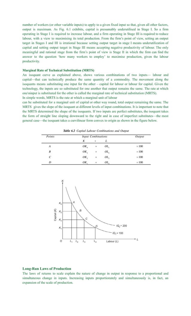 Theory of Production and Production Function in Microeconomics | PDF
