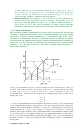 Theory of Production and Production Function in Microeconomics | PDF