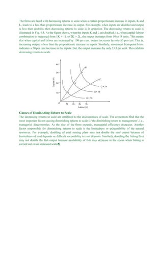Theory of Production and Production Function in Microeconomics | PDF