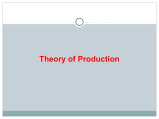 Short and long run production functions | PPT