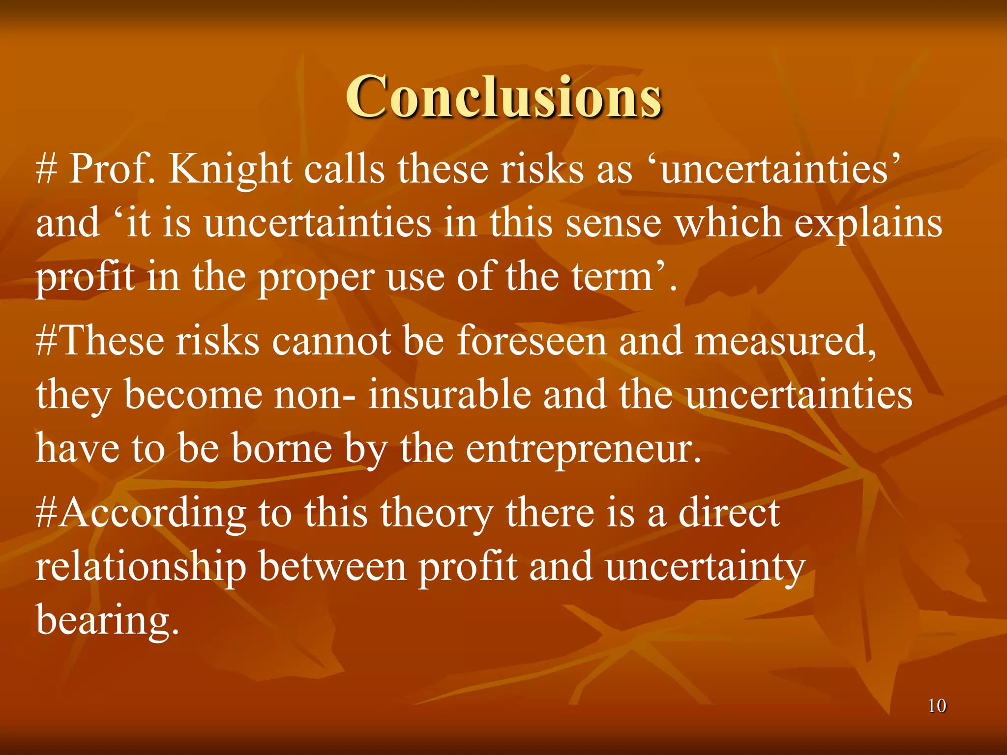 Theory of Profit | PPT