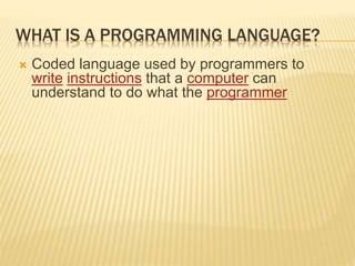 Theory of programming | PPTX