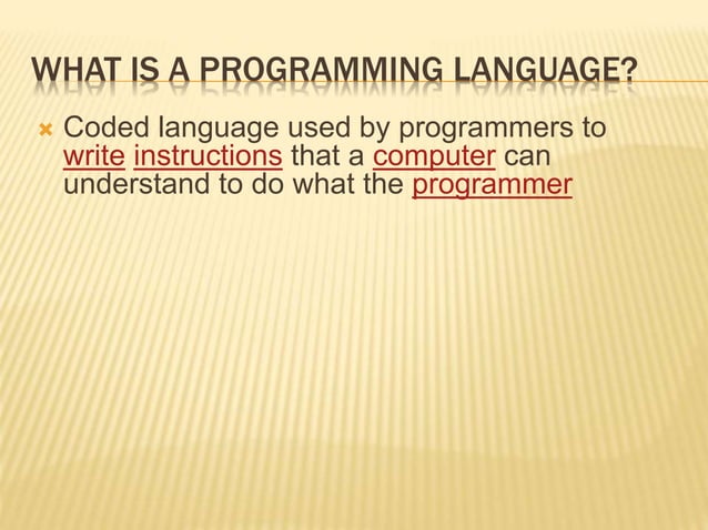 Theory of programming | PPTX | Programming Languages | Computing