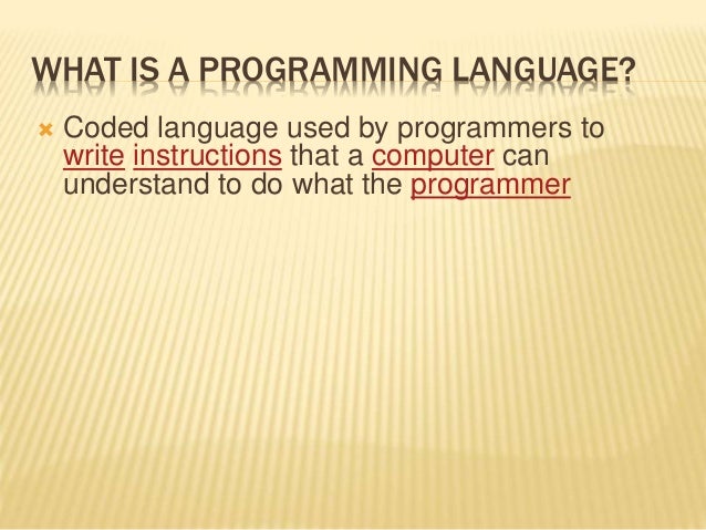 Theory of programming