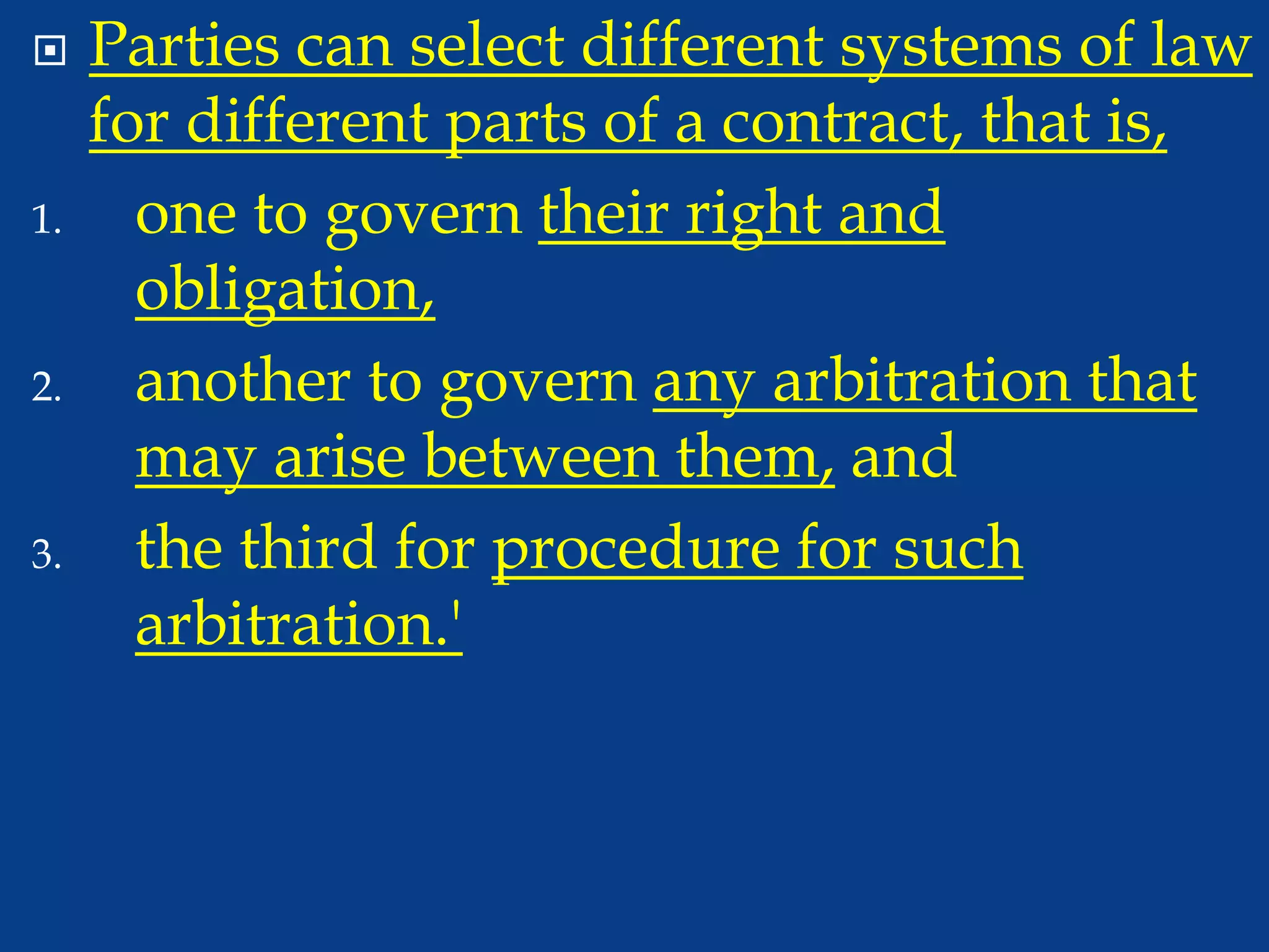 Theory of proper law of contract | PPTX