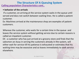 Theory of queues | PPTX