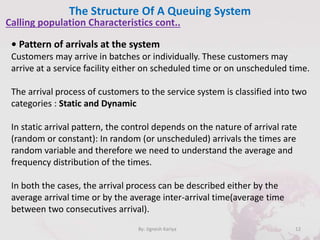 Theory of queues | PPTX