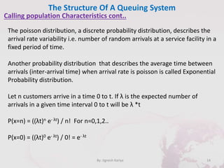 Theory of queues | PPTX