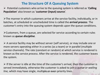 Theory of queues | PPTX