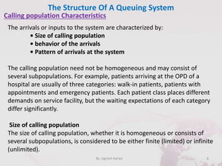 Theory of queues | PPTX