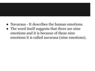 Theory of Rasa & Dhavani | PPTX