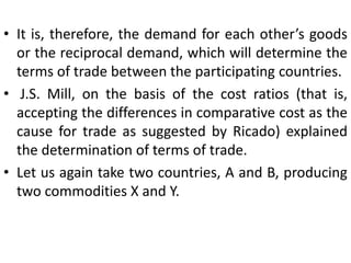 Theory of Reciprocal Demand and Terms of Trade ppt.pptx