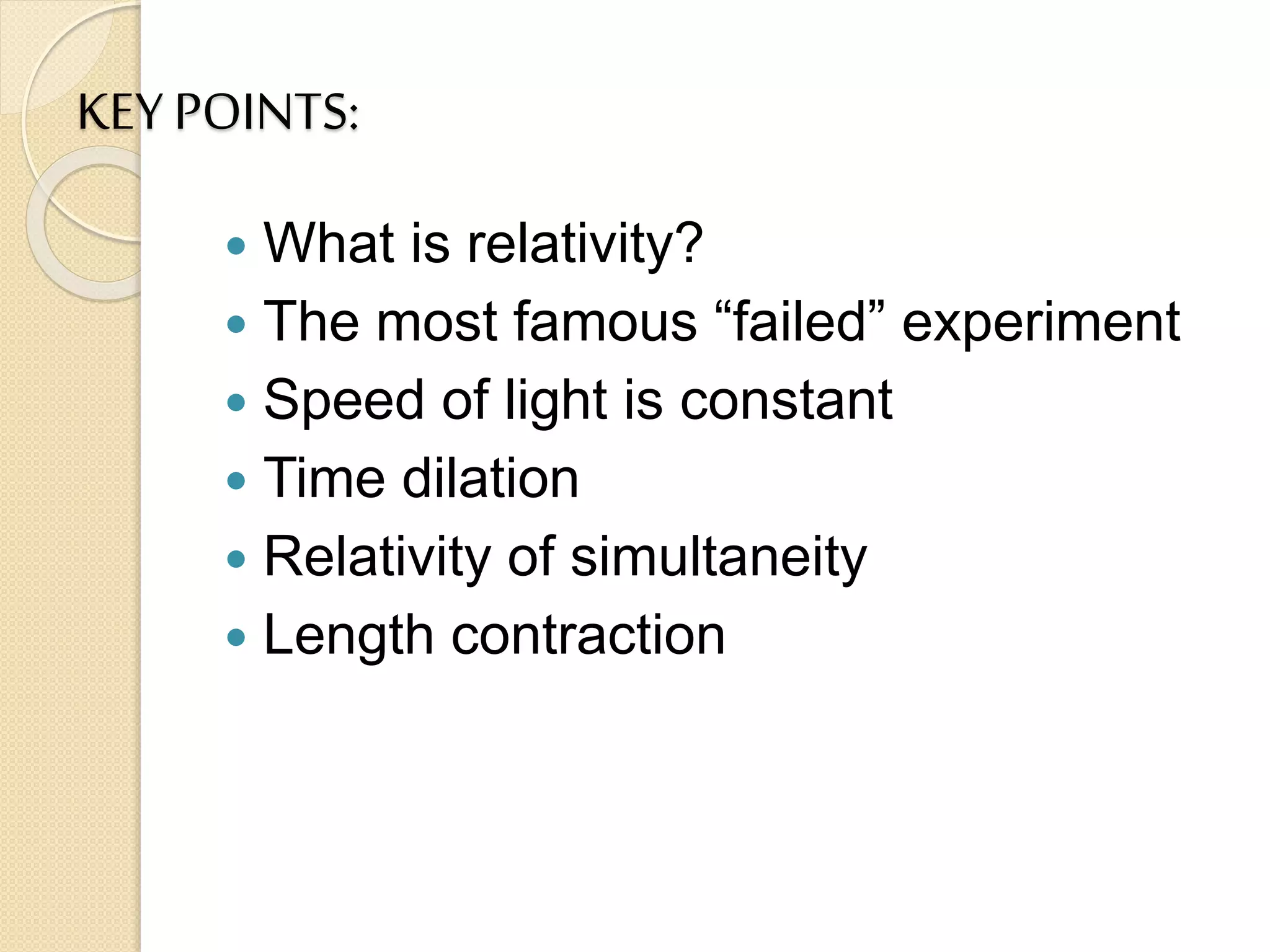 Einstein's Theory of relativity | PPTX