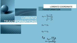 Theory of Relativity | PPTX