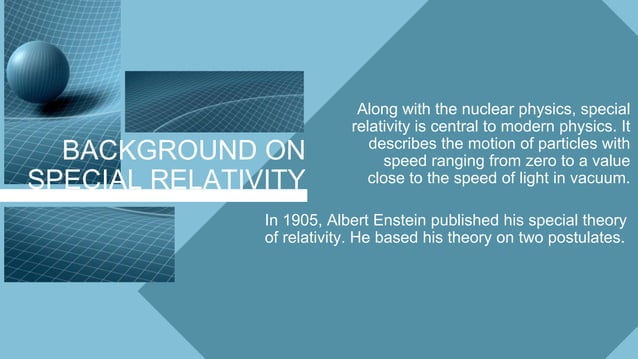 Theory of Relativity | PPTX