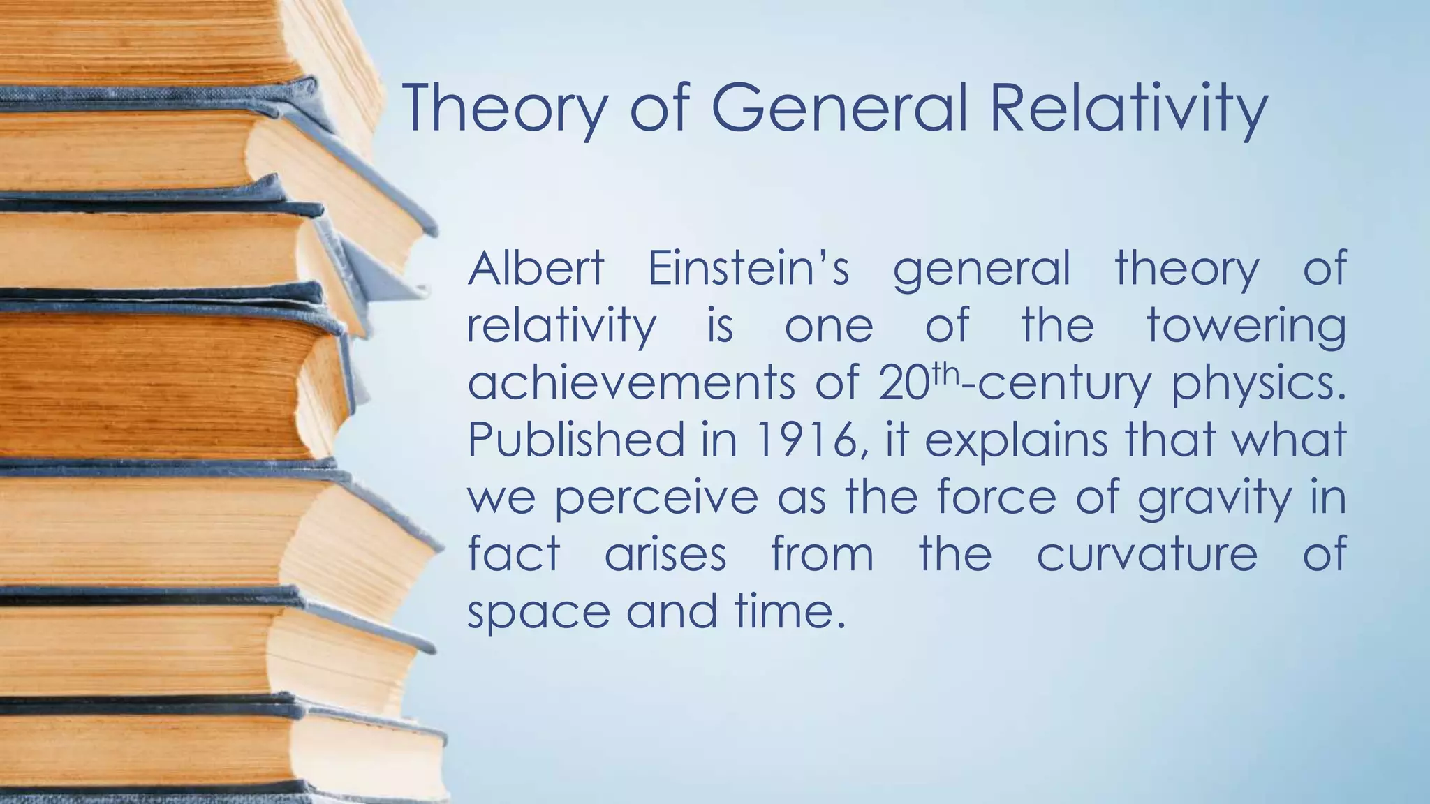 Theory of relativity | PPT