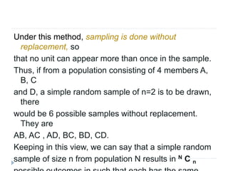 Theory of sampling | PPTX
