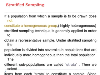 Theory of sampling | PPTX