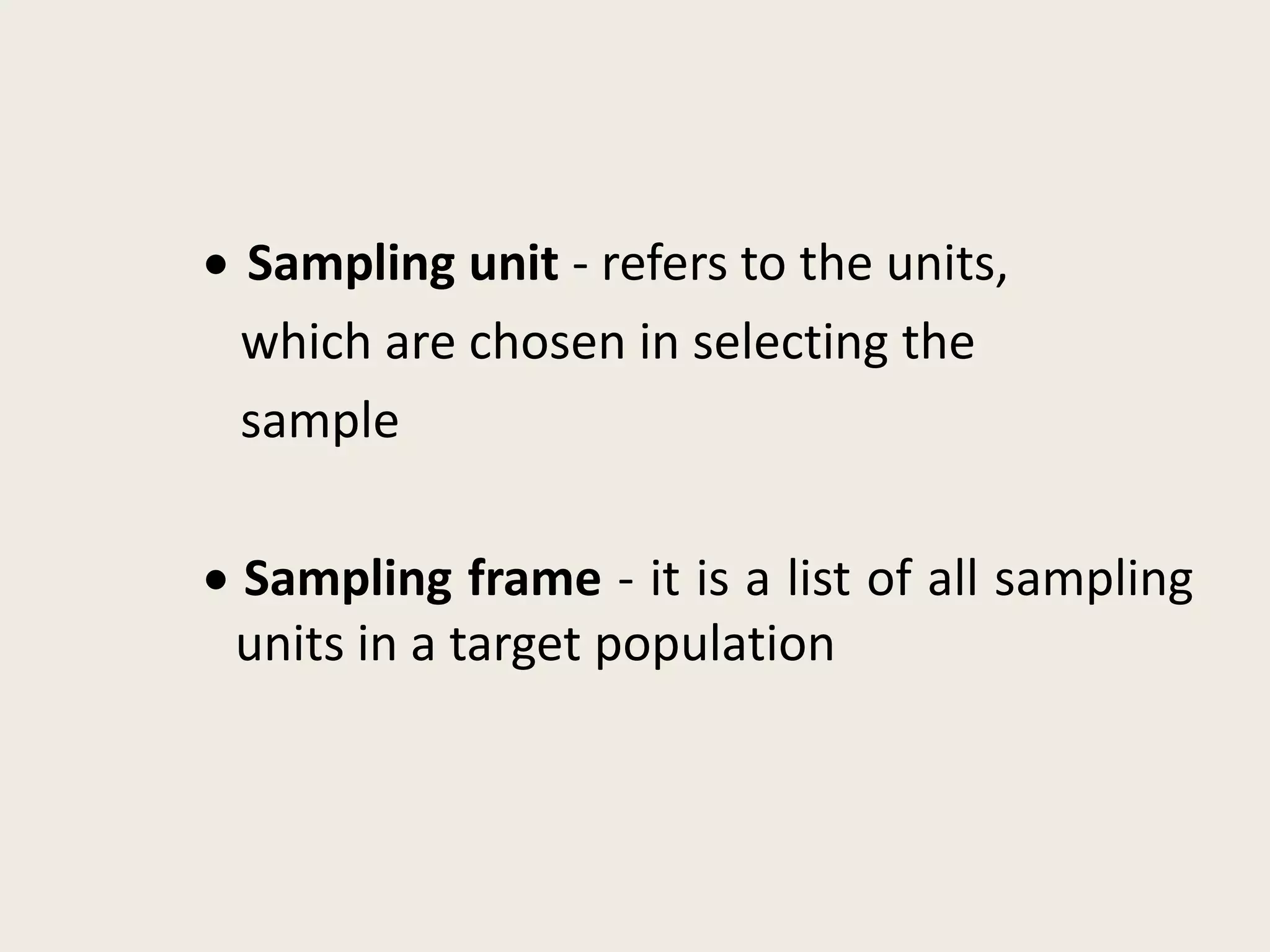 Theory of sampling | PPT