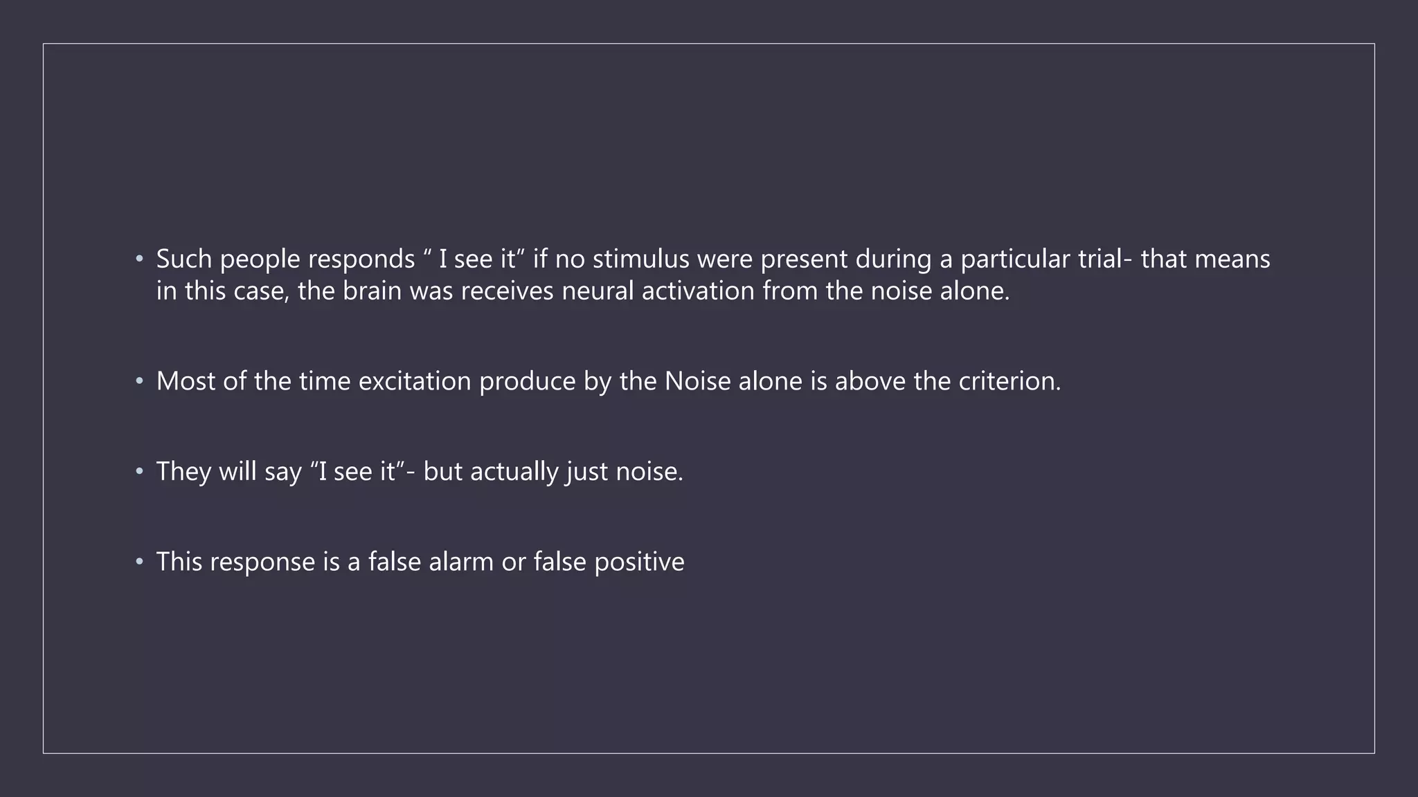 Theory Of Signal Detection Pptx Brain And Nervous System Disorders Diseases And Conditions