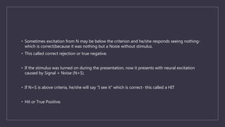 Theory of signal detection | PPTX