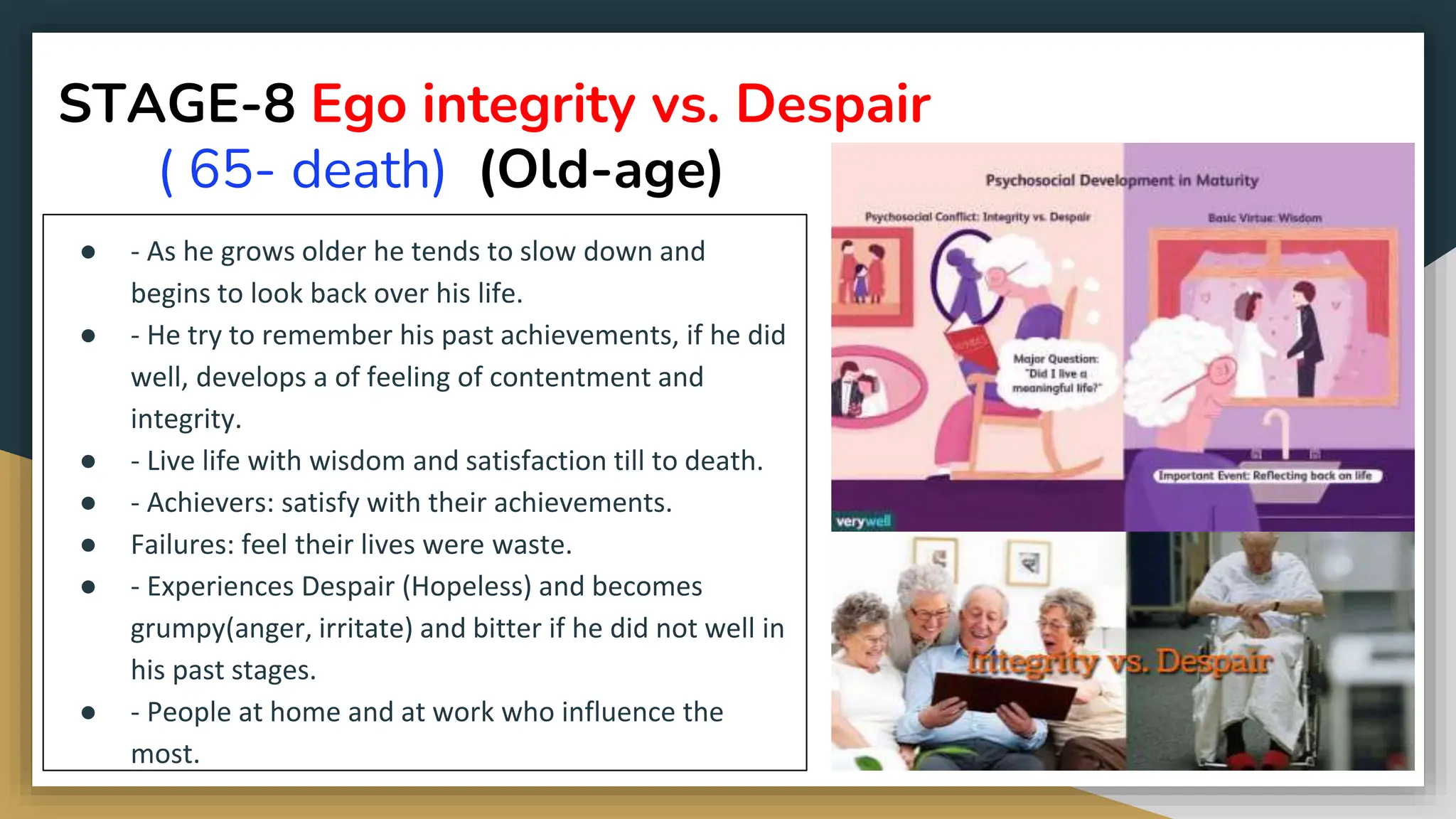 Theory of Social and Emotional development by Erickson- Concept and ...