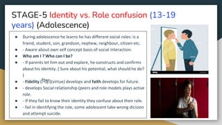 Theory of Social and Emotional development by Erickson- Concept and Stages presentation by ...