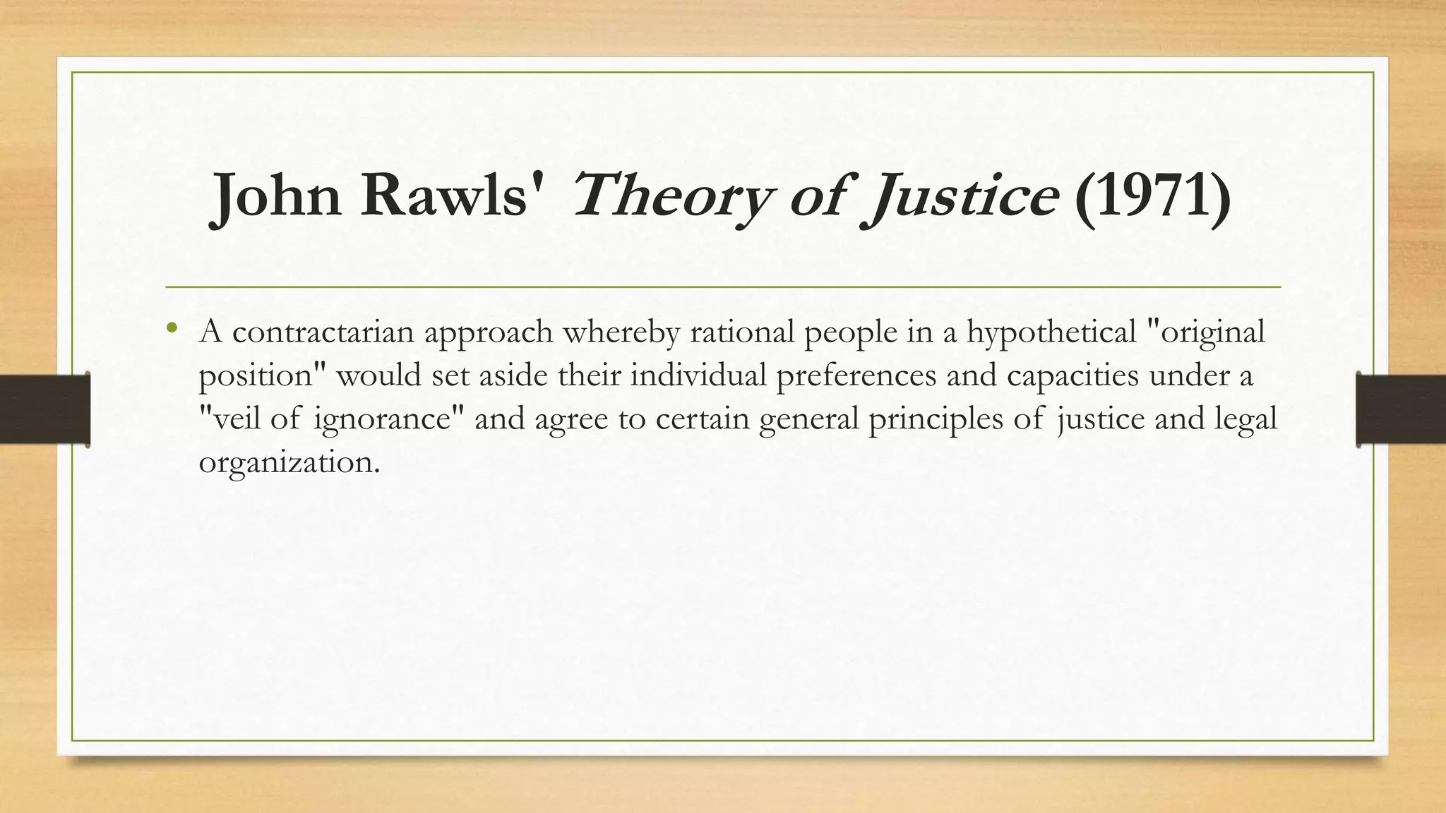 Theory of social contract | PPTX