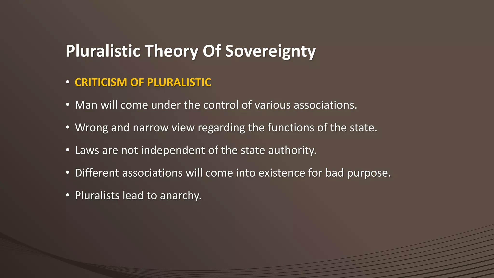 Theory of sovereignty | PPTX