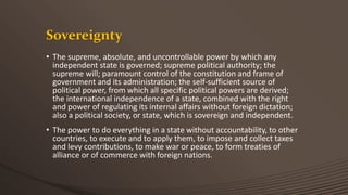 Theory of sovereignty | PPTX