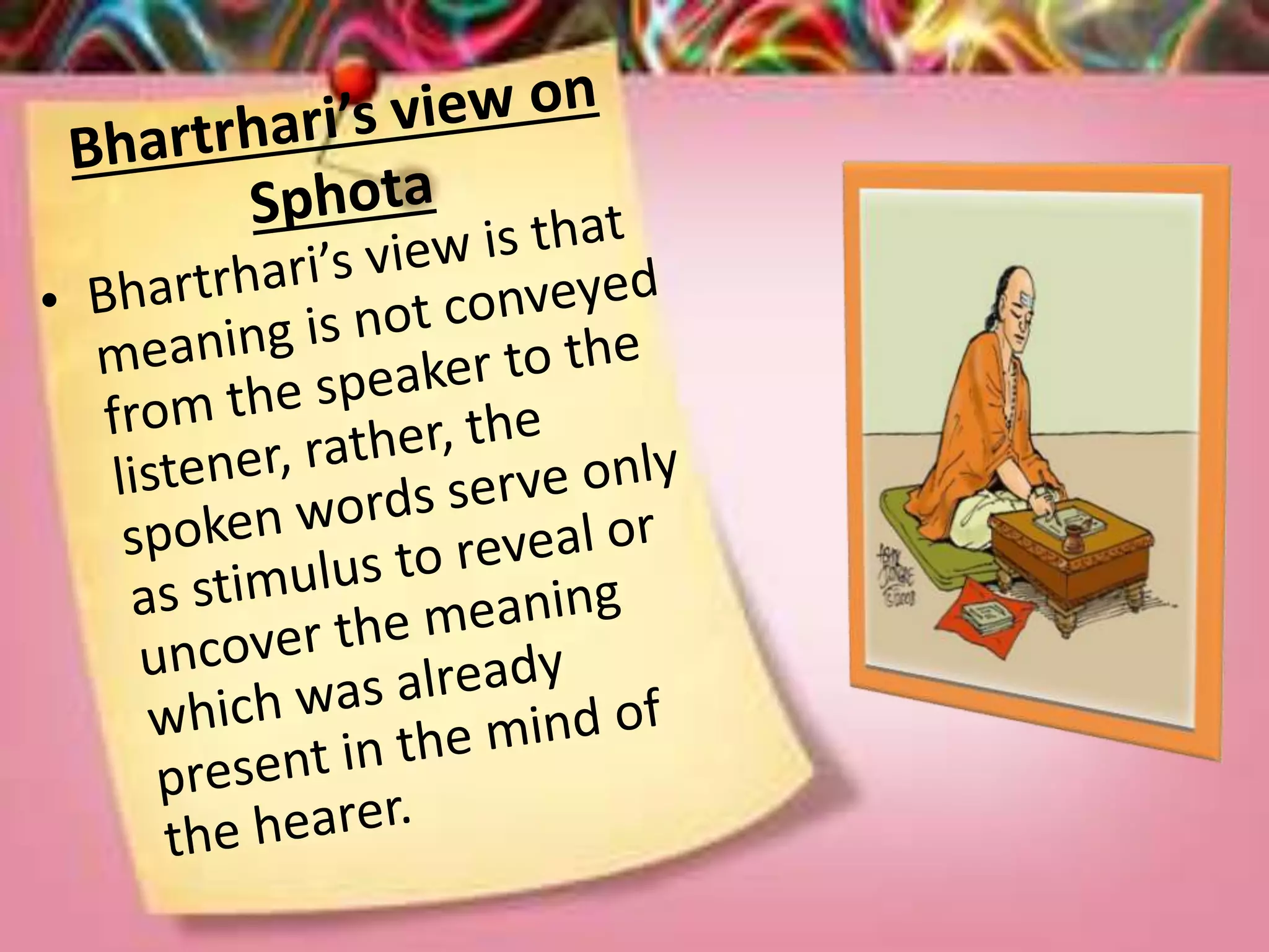 Theory of sphota | PPT Theory of sphota | PPT