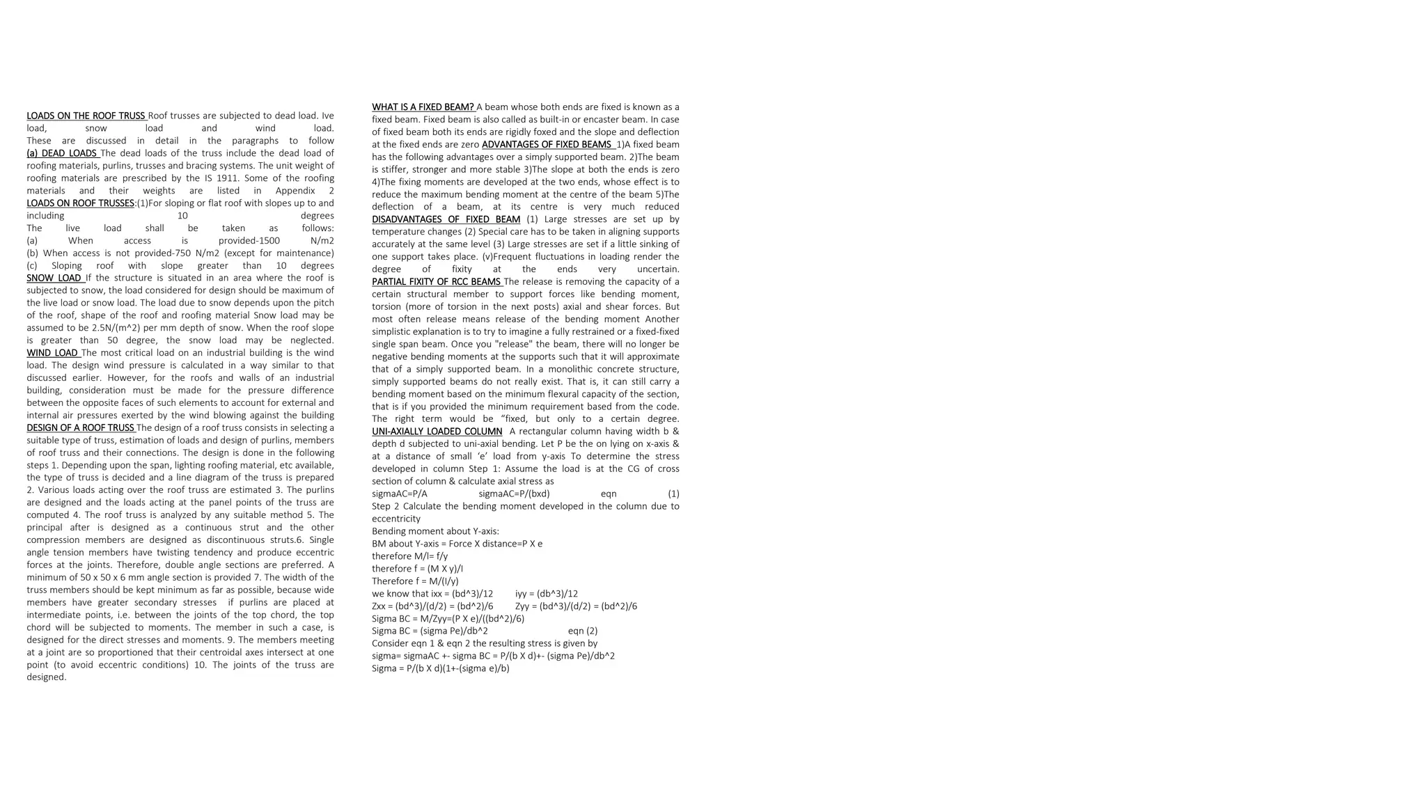 Theory of Structure and strength of materials | PPTX