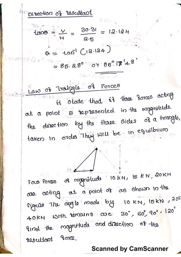 Theory of structures I - STUDENT NOTE BOOK (Polytechnics Revision 2015)