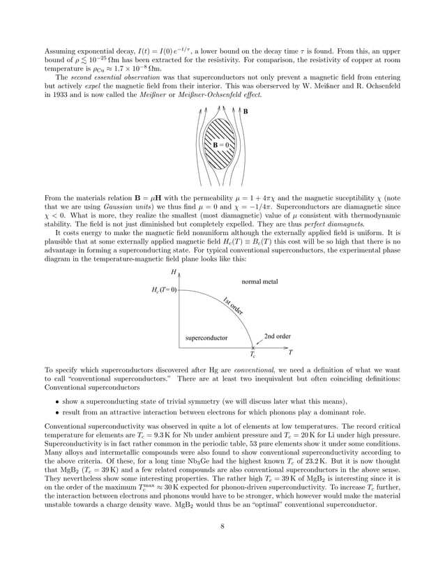 Theory of superconductivity | PDF | Chemistry | Science