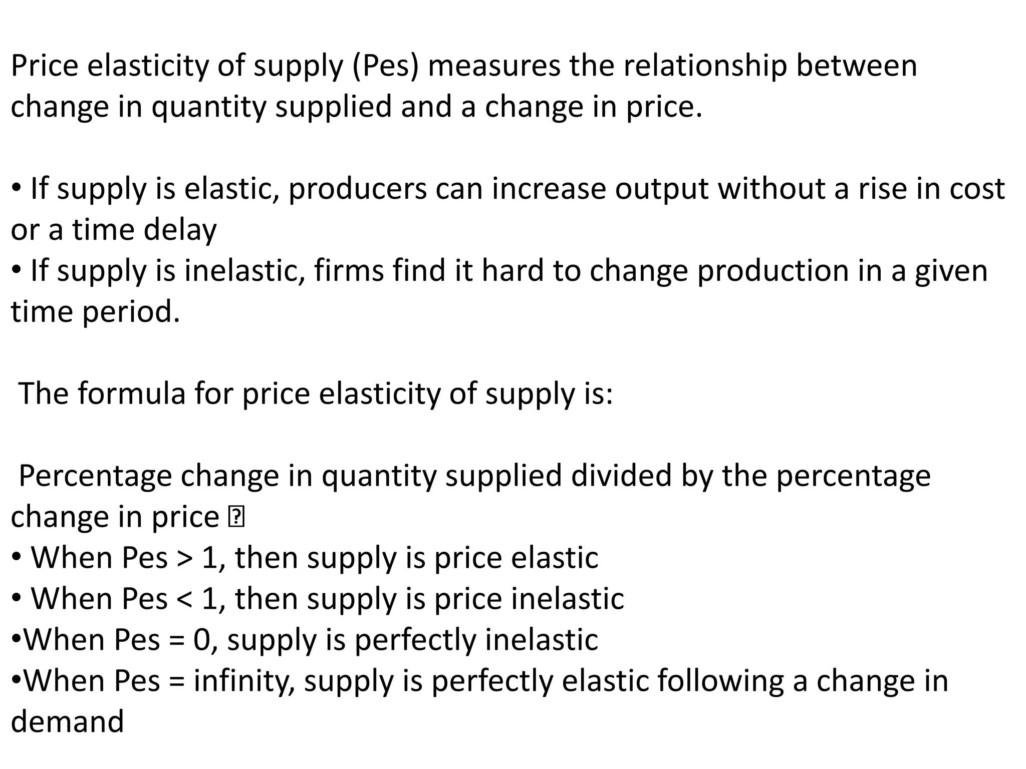 Theory of supply | PPTX
