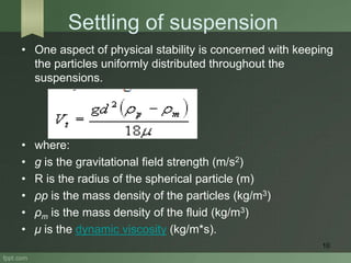 Theory of suspension | PPT