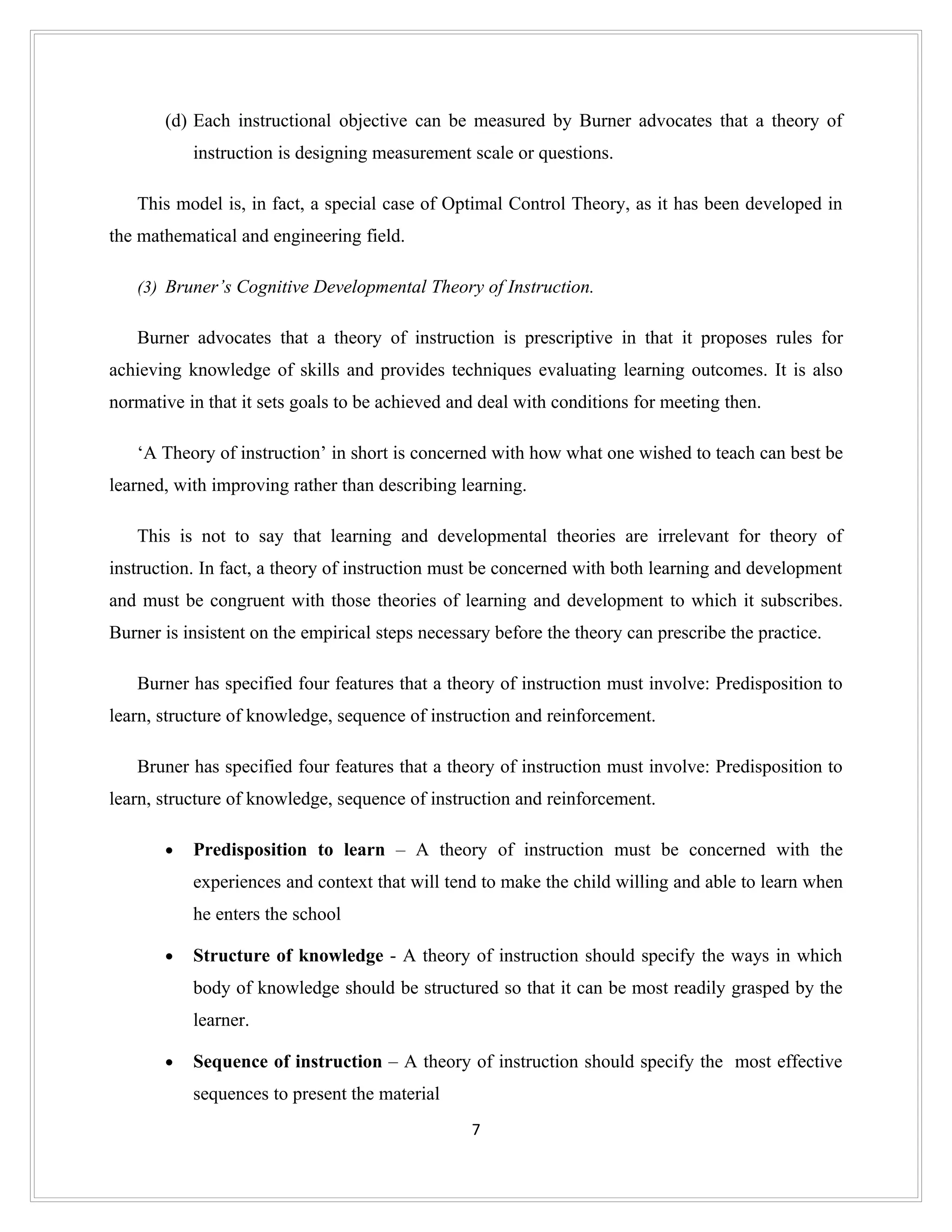 Theory of teaching | DOC