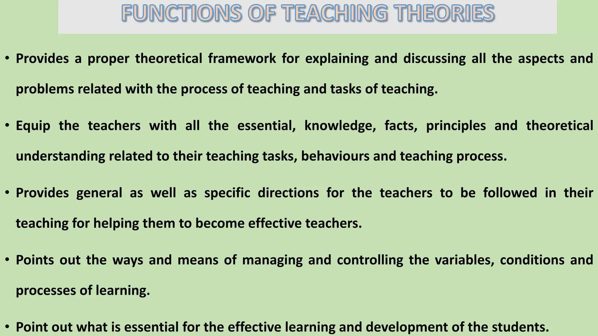 THEORY OF TEACHING AND LEARNING.pptx
