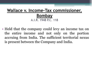 Theory of territorial nexus | PPTX