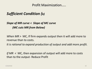 Theory of the Firm Lecture Notes (Economics) | PPTX