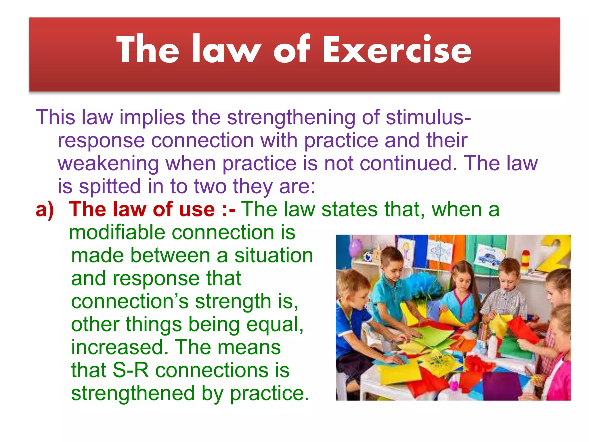 Theory of Thorndike - Learning Theory | PPTX